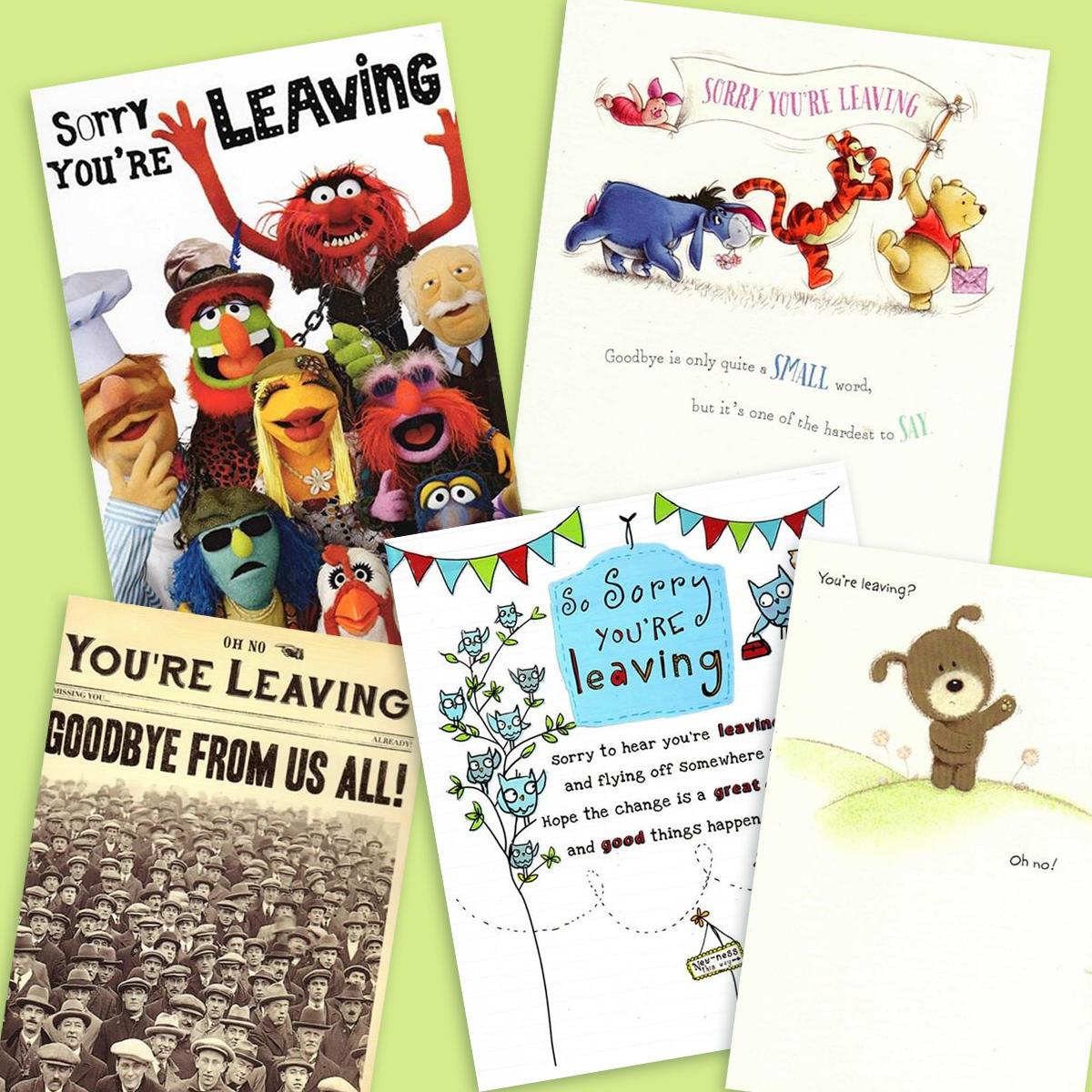 Sorry You're Leaving Cards | The Celebration Store