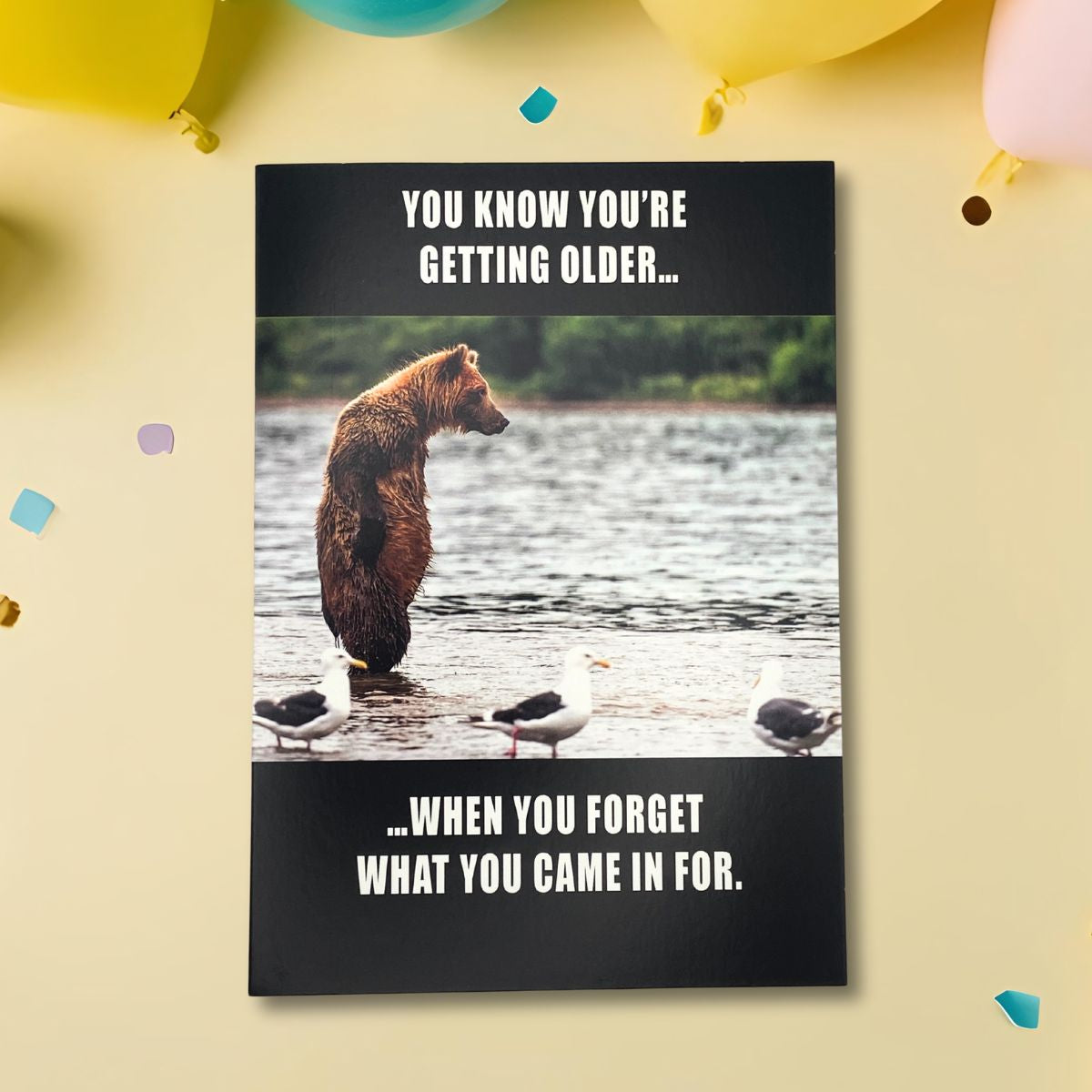 Funny Birthday Card - Memes Getting Older – The Celebration Store