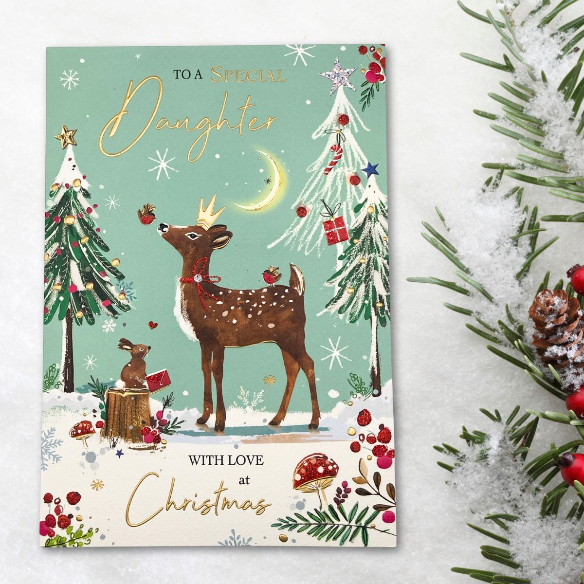 Daughter Christmas Card - Signature Seasons – The Celebration Store
