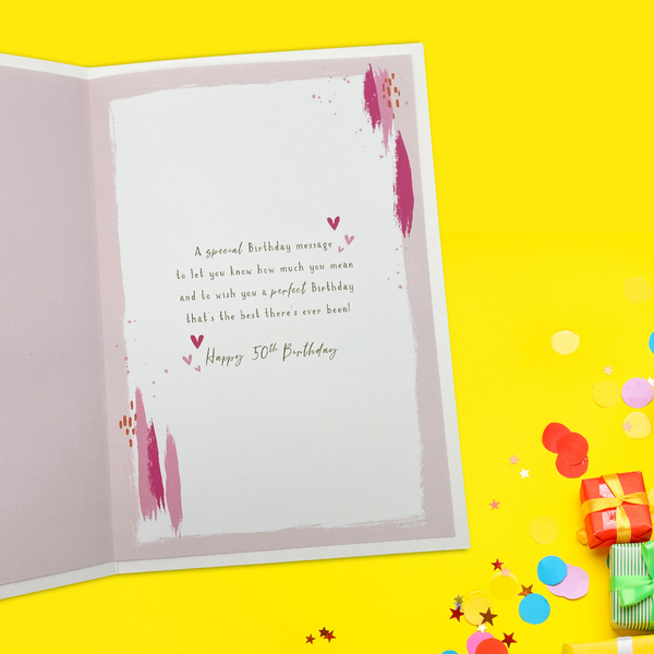 Daughter 50th Birthday Card - Skylight Gifts – The Celebration Store