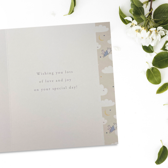 Peter Rabbit Christening Greeting Card – The Celebration Store