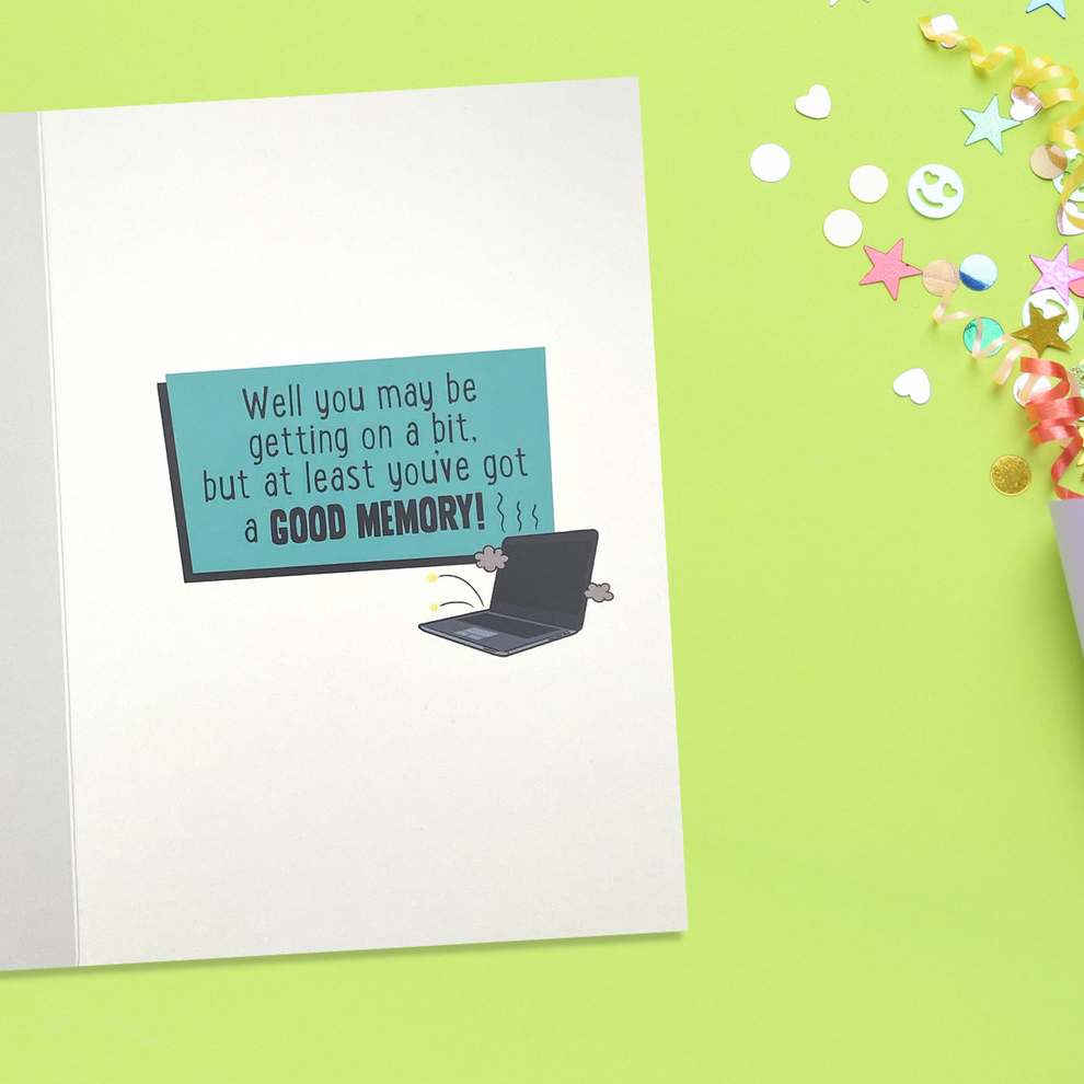 Funny Birthday Card - Giggles Remember when... – The Celebration Store