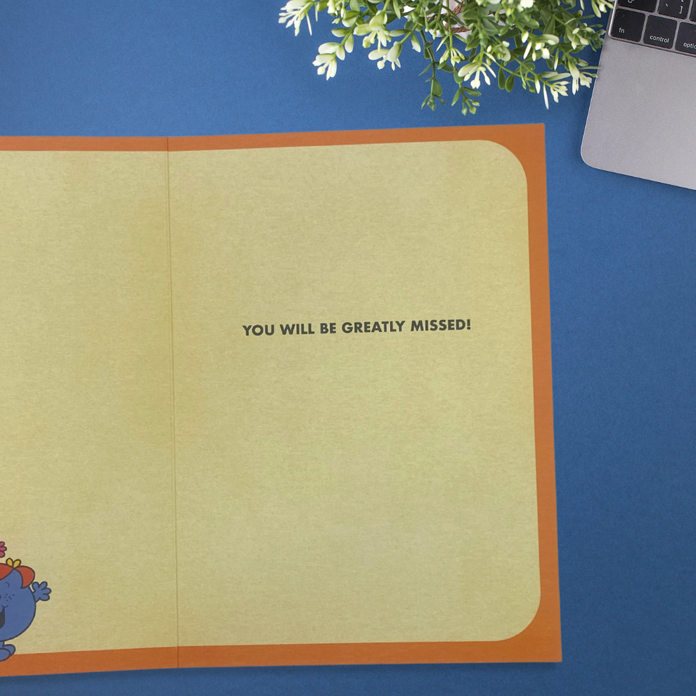 Sorry You're Leaving Mr Men Little Miss Greeting Card – The Celebration ...