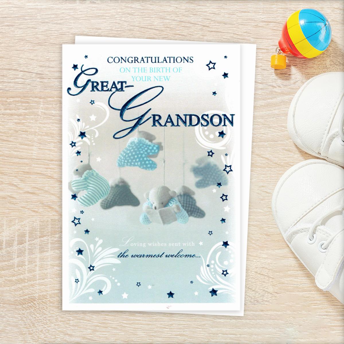 Birth Of Great Grandson Cards | The Celebration Store
